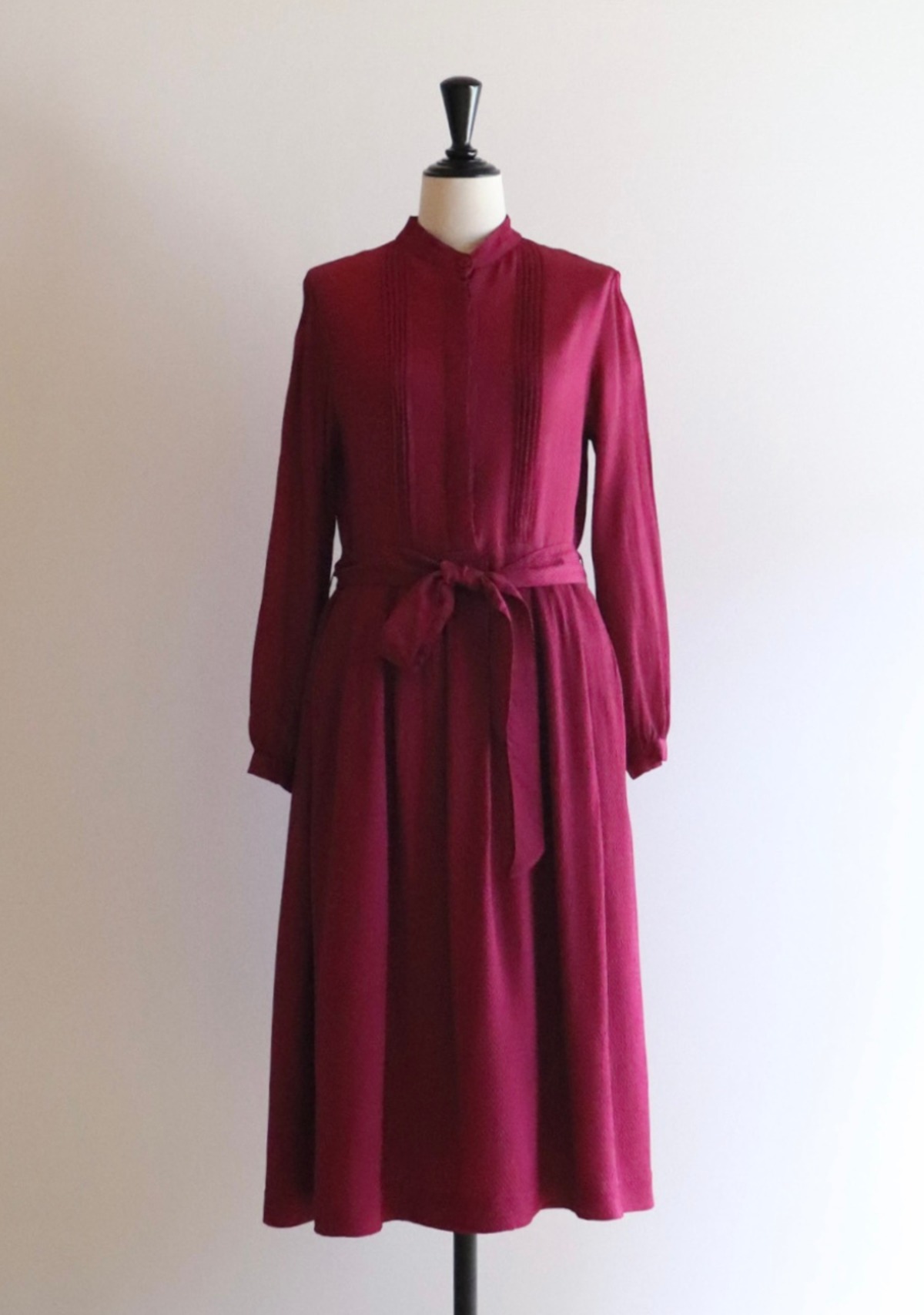 grape color dress | meguru vintage