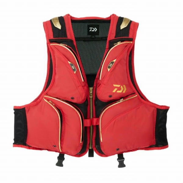 DV－3025F レッド 2XL DV（鮎）ベスト | 東海つり具 公式オンラインストア