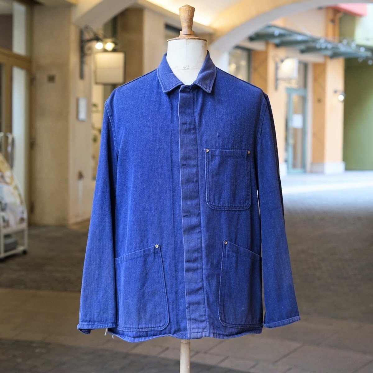 OLD COTTON WORK JACKET | STRAYSHEEP ONLINE