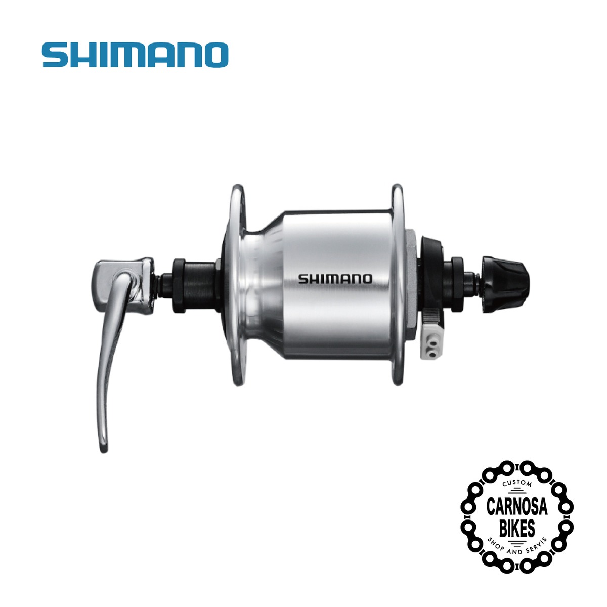 【SHIMANO】ハブダイナモ DH-C2100-N-QRC 32H 20-24インチ用 | 【CARNOSA BIKES】マウンテンバイク ...