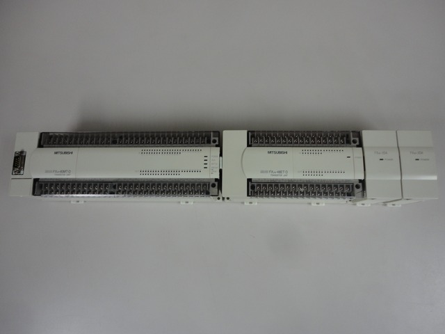 三菱電機 マイクロシーケンサ FX2N-80MT-D + FX2N-48ET-D + FX2N-2DA 2台（MSY-0095 ...