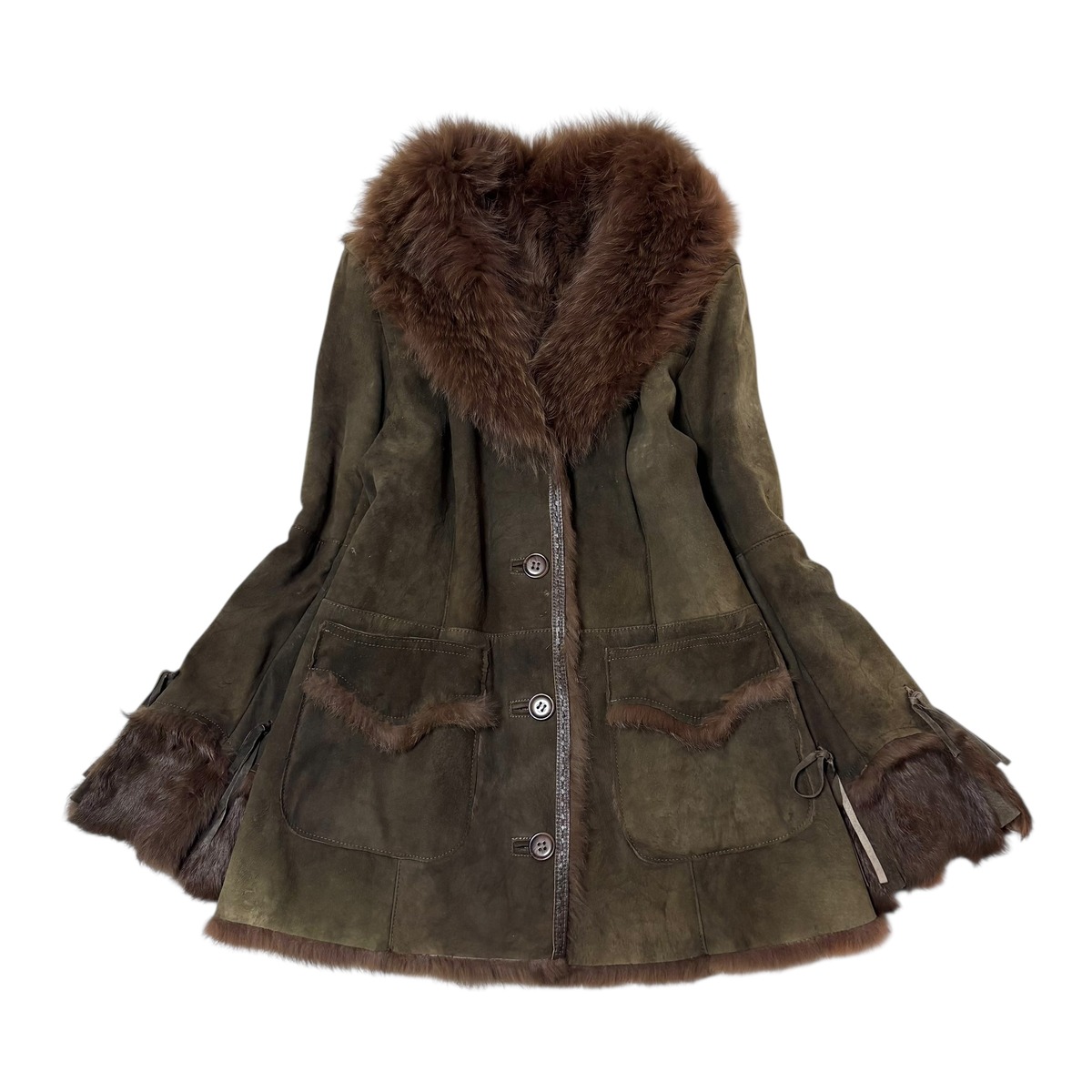 ︎ real fur coat ‪†‬ | veil