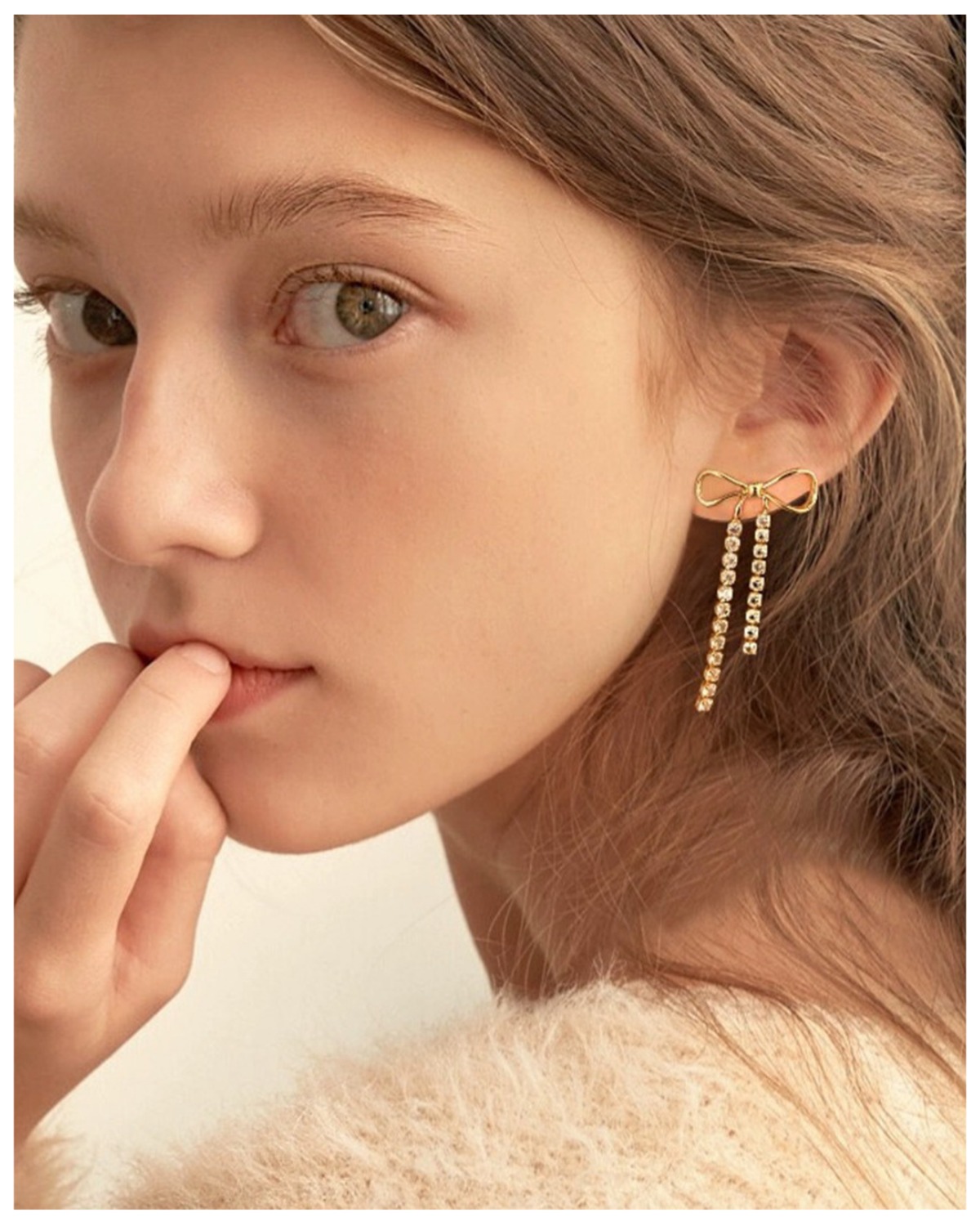 316L Ribbon Swing Pierce | misyjewelry