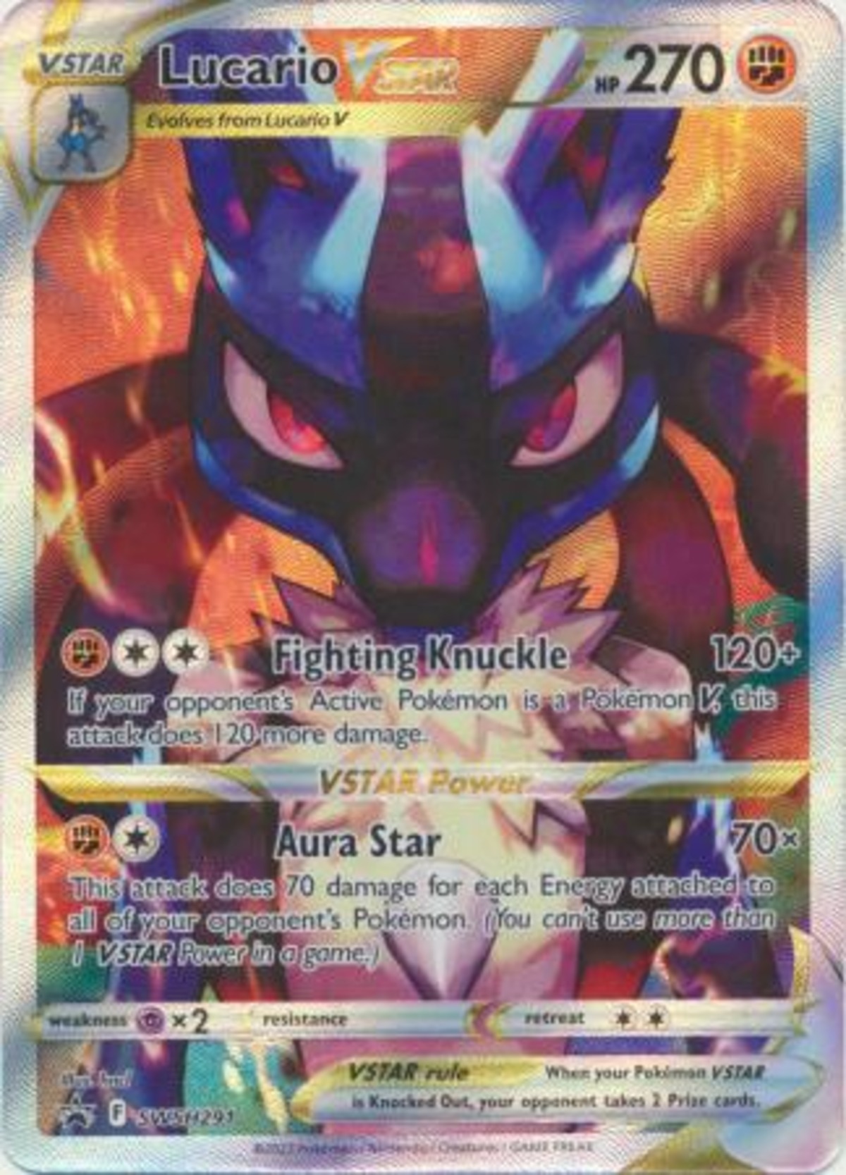 ルカリオ / Lucario VSTAR - SWSH291 プロモ Pokemon Promo Cards /状態S〜A+ , 英語版 ...