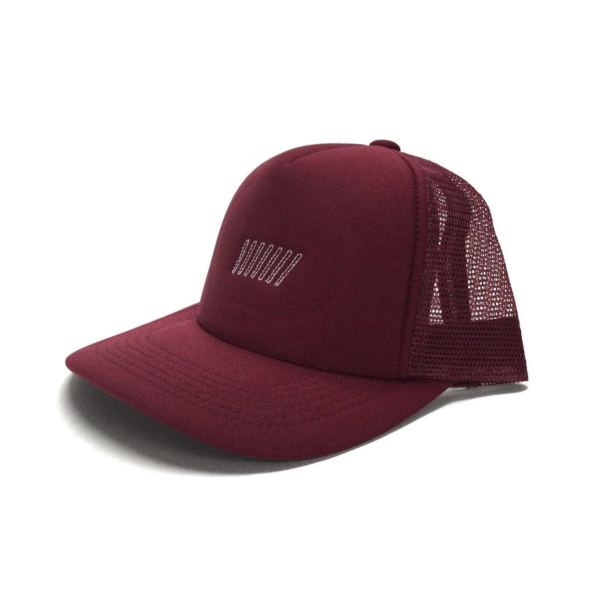 scar /////// STITCH BLOOD MESH CAP (Burgundy) | scar store