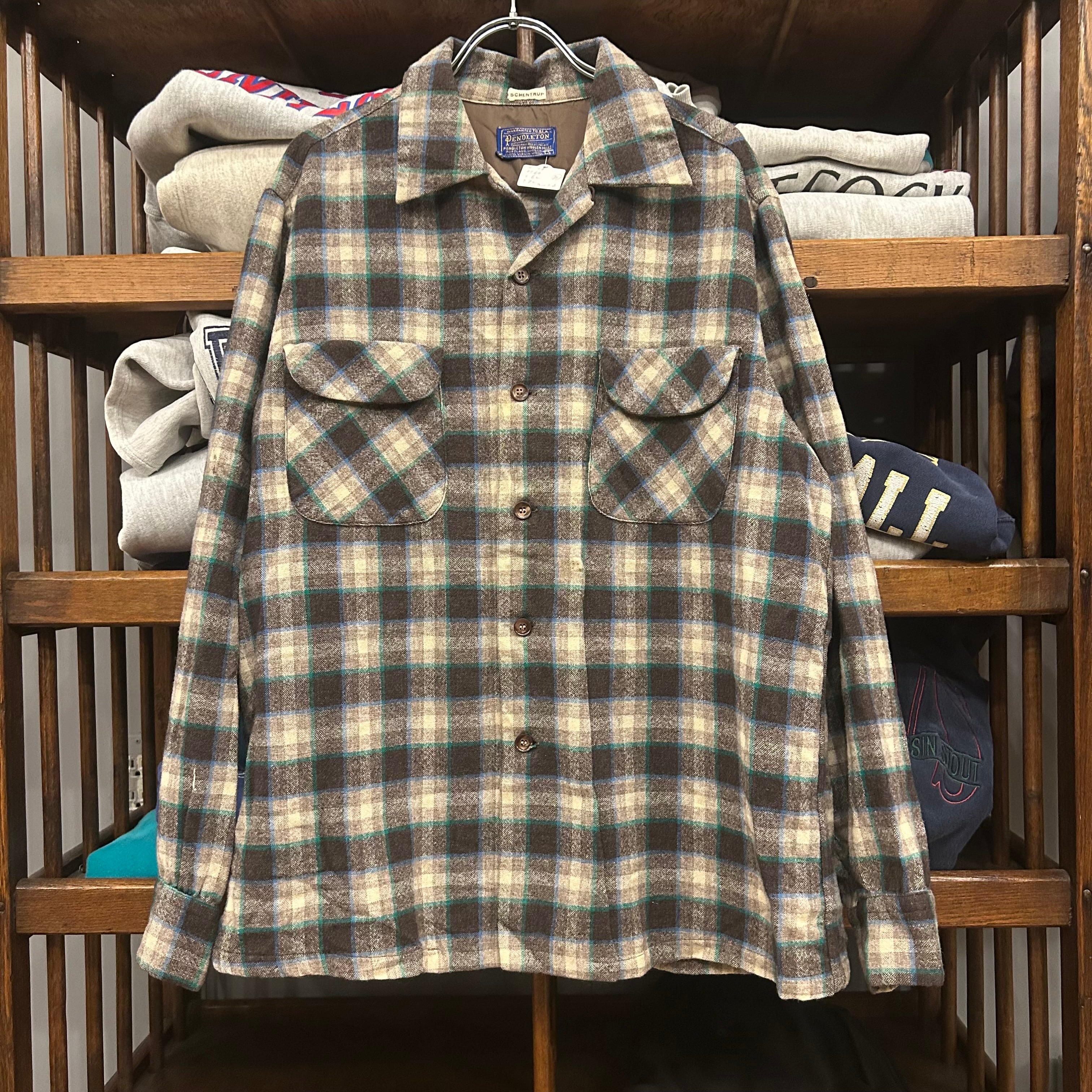 50's Pendleton Check Boad Shirt | spike osu