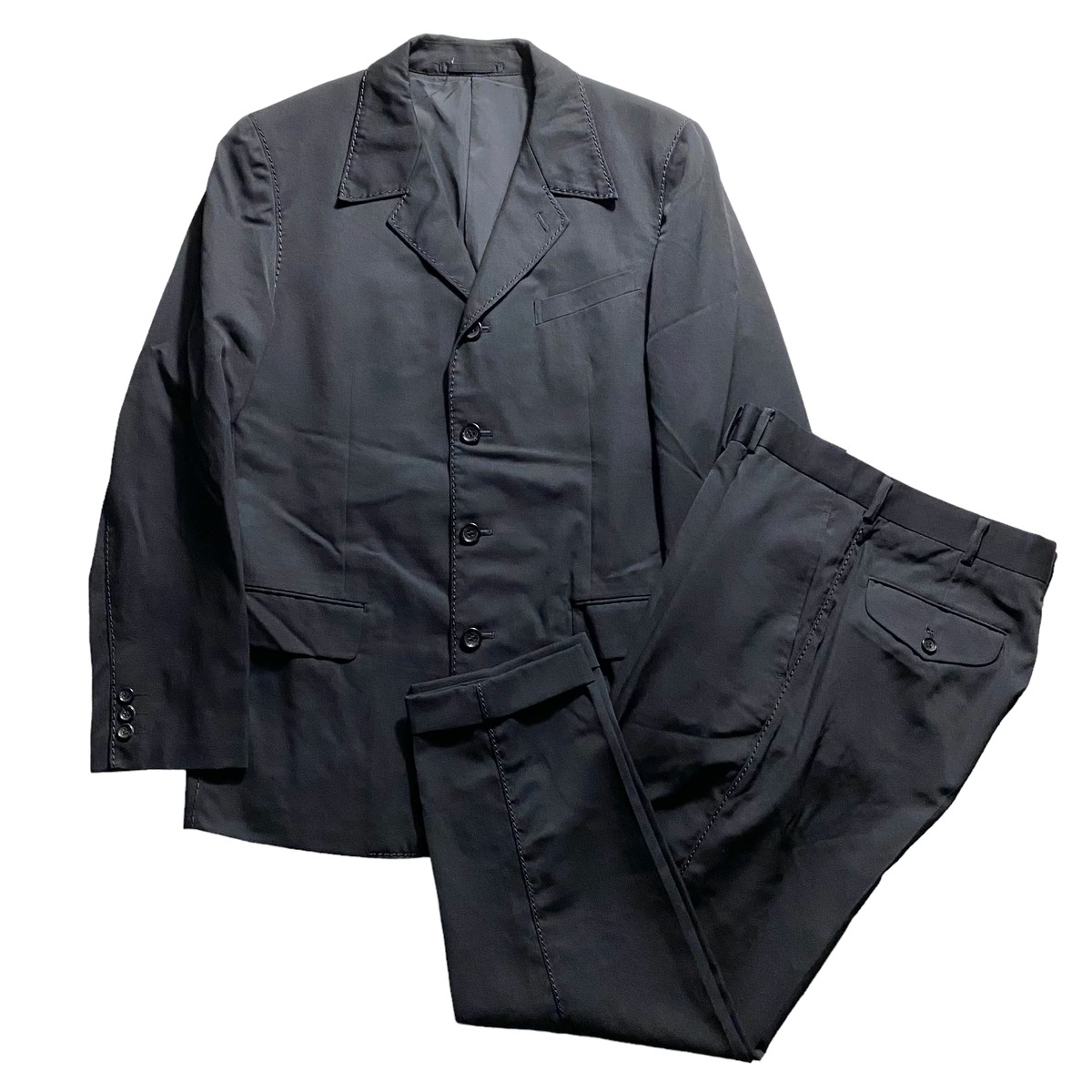 AD1999 COMME des GARCONS HOMME PLUS stitch work suits set-up | NOIR ONLINE