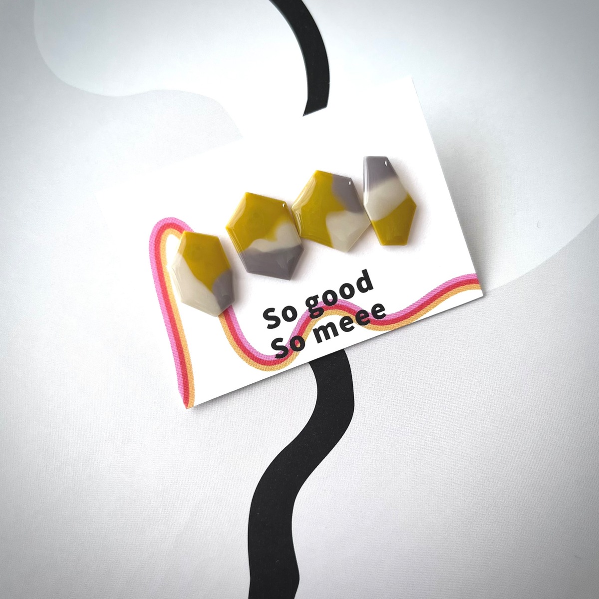 カクカクピアス マスタード | So good So meee