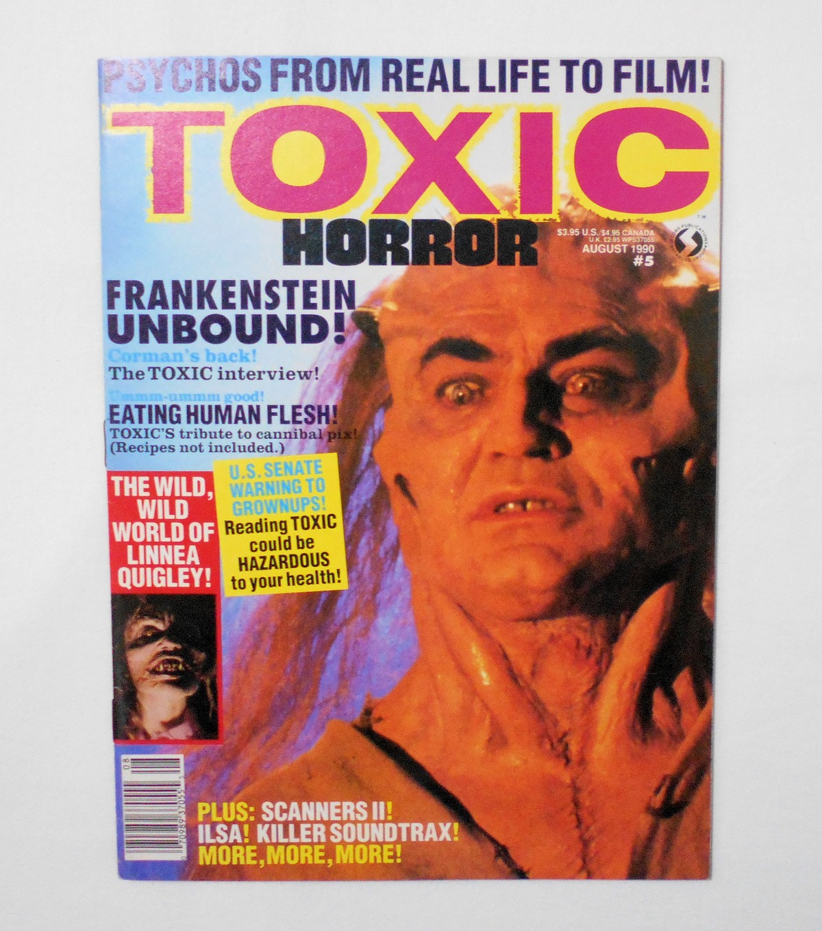 【トキシック・ホラー TOXIC HORROR】 #5 AUG. 1990 STARLOG - SCANNERS 2 etc | LINUS ...