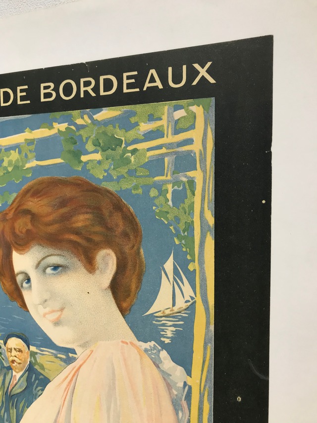 オリジナルビンテージポスター/ 広告宣伝ポスター Grands Vins De Bordeaux Robert Behrend ...