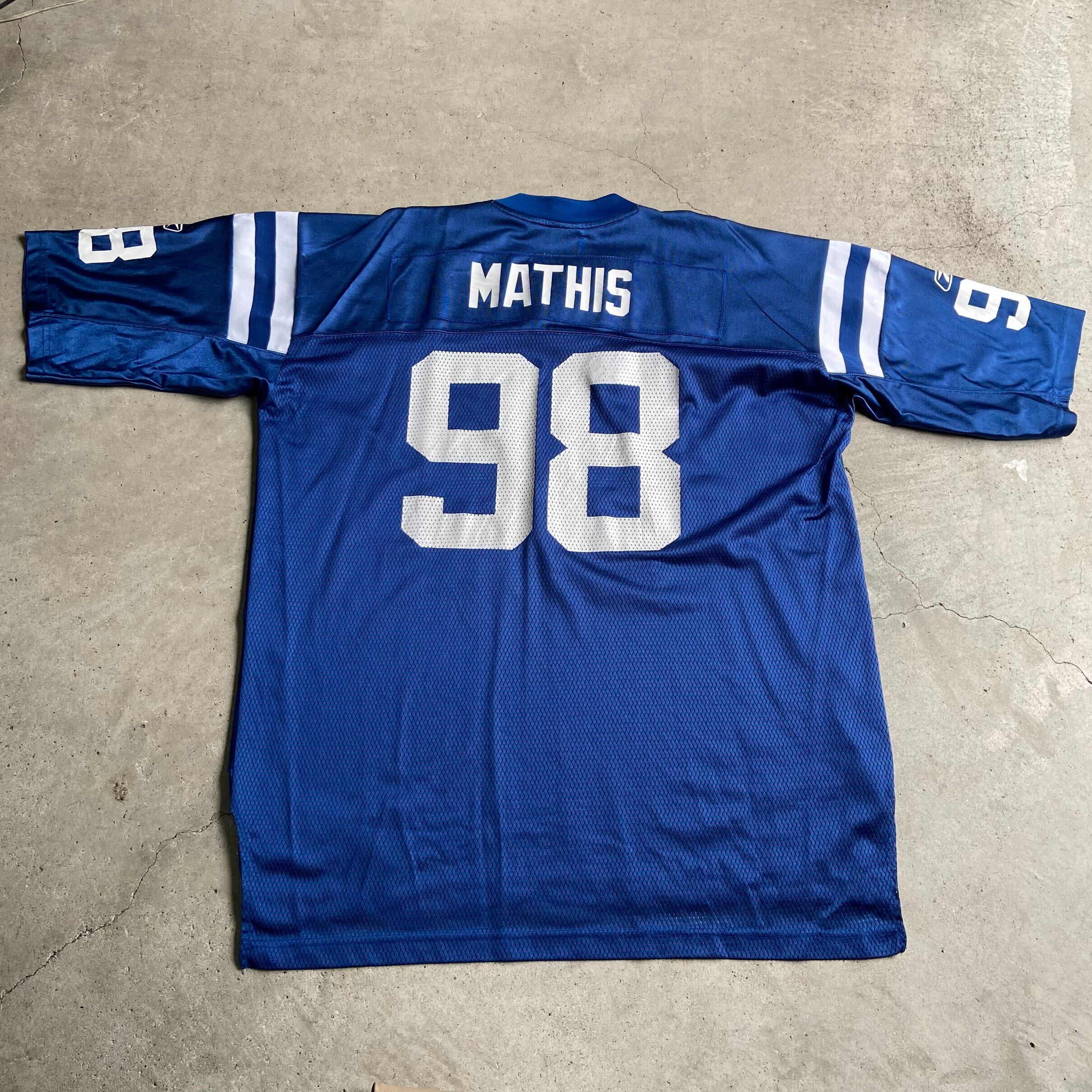 ビッグサイズ リーボック NFL MATHIS インディアナポリス・コルツ メッシュ ゲームシャツ フットボールシャツ ユニフォーム メンズ ...