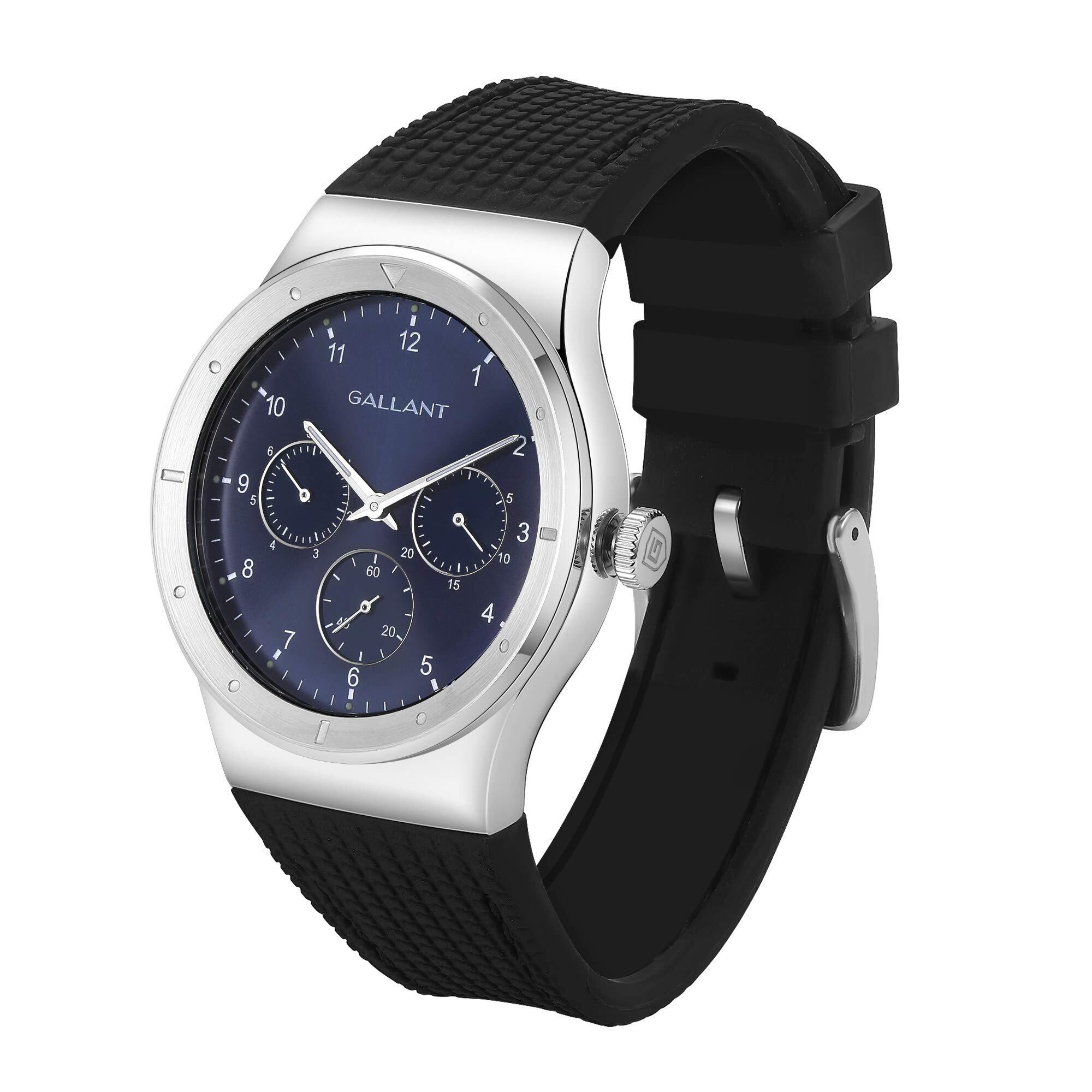 G Gallant Men's Watch Men for Men Casuary Watch 40mm防水マルチダイヤルカレンダーウォッチと ...