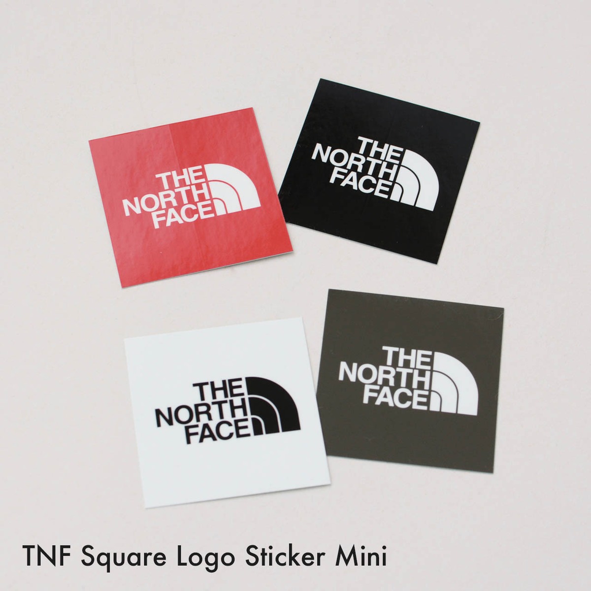 THE NORTH FACE [ザ・ノース・フェイス] TNF Square Logo Sticker Mini [NN32350] TNF ...