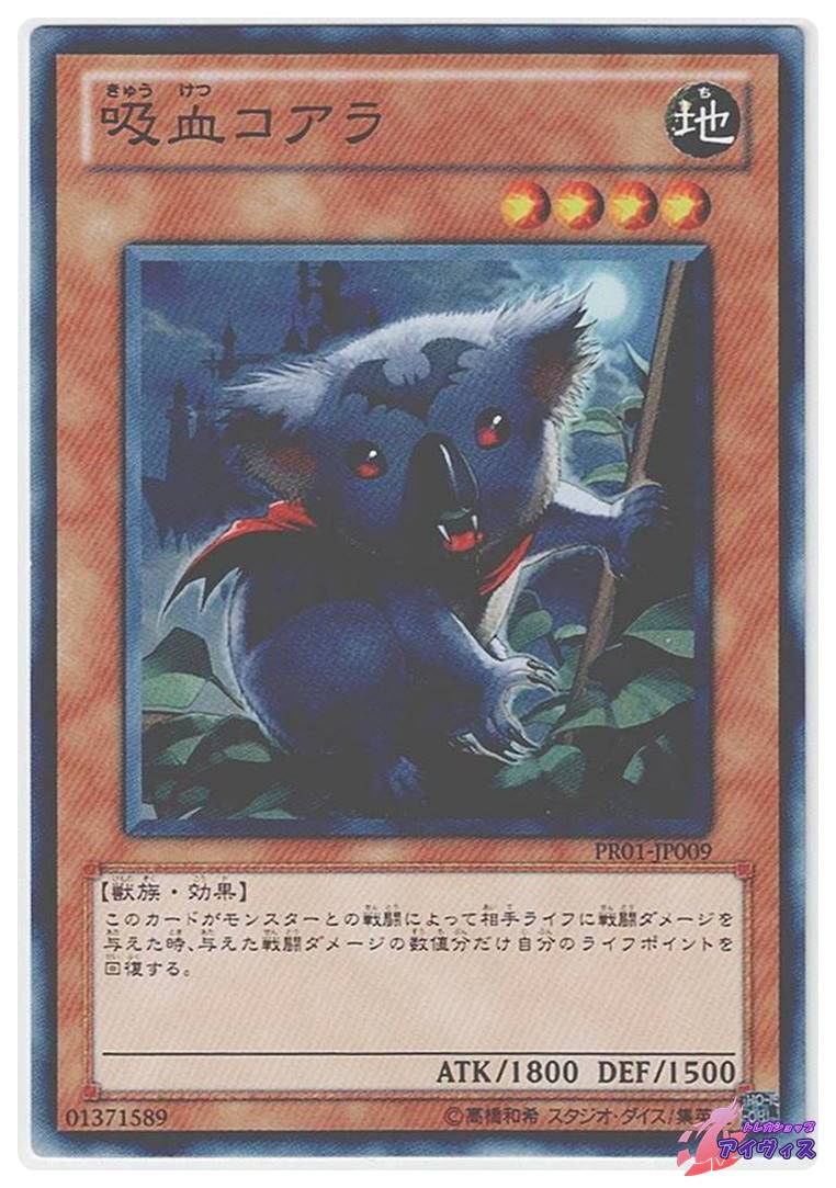 吸血コアラ [ノーマル] [ランクC] [PR01-JP009] [遊戯王] | トレカショップアイヴィス【遊戯王シングル販売】