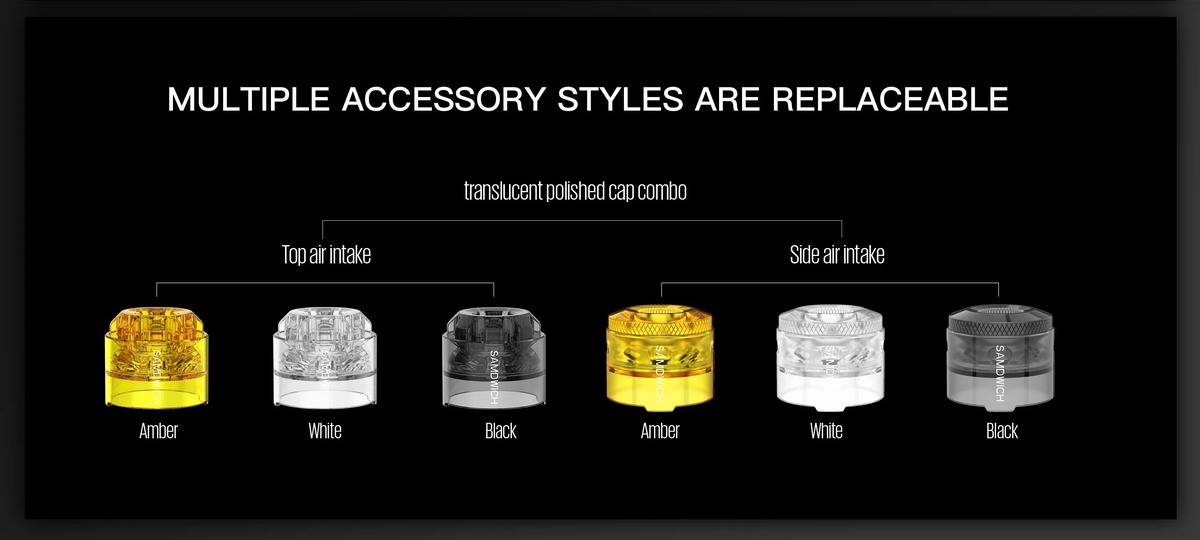across vape Samdwich rda cap combo | VAPE CREW
