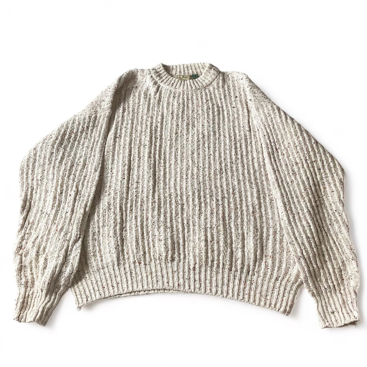 90s LLBEAN COLOR NEP YARN KNIT | boill_kobe