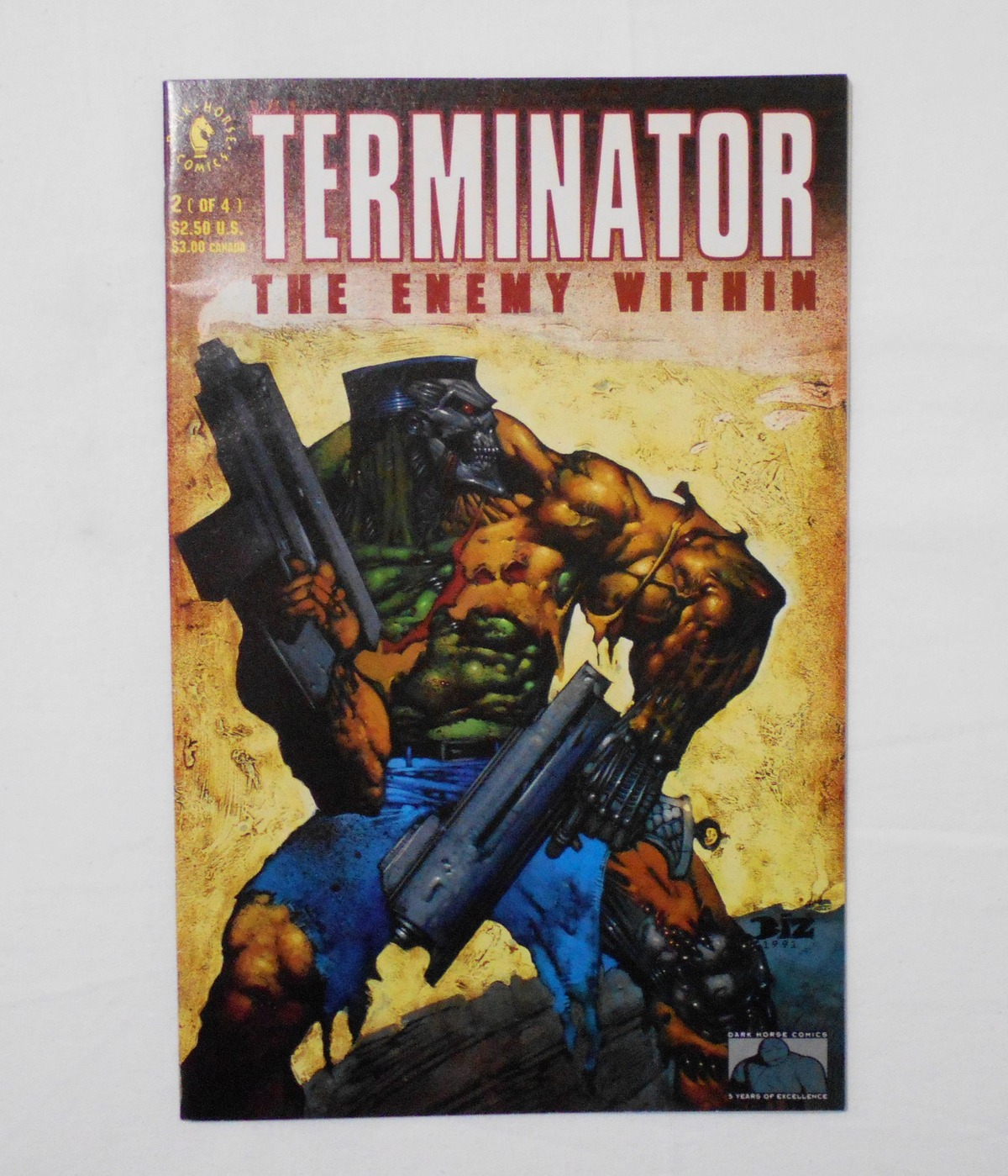 【ターミネーター THE TERMINATOR: THE ENEMY WITHIN】#2 (of 4) DARK HORSE COVER ...