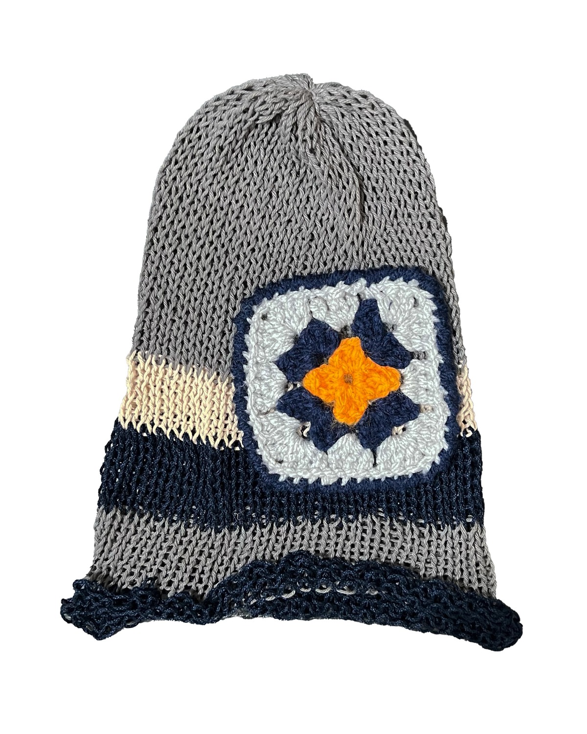 Spring-Summer Knit Beanie - Art Gray | OKO STUDIO