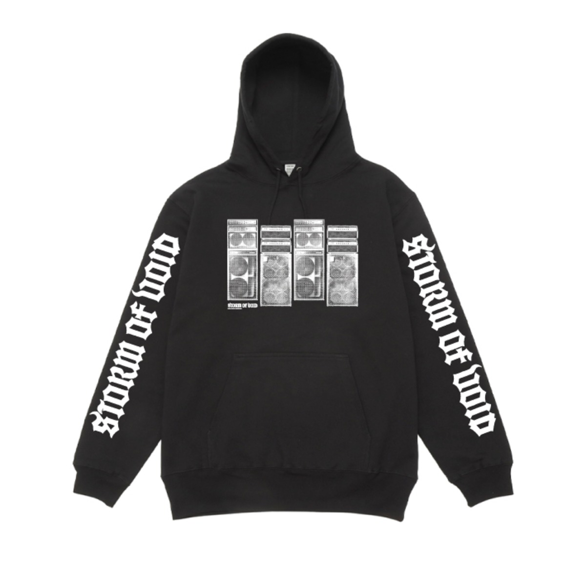 STACK FLAG Hoodie : Black color | STORM OF VOID MERCH STORE