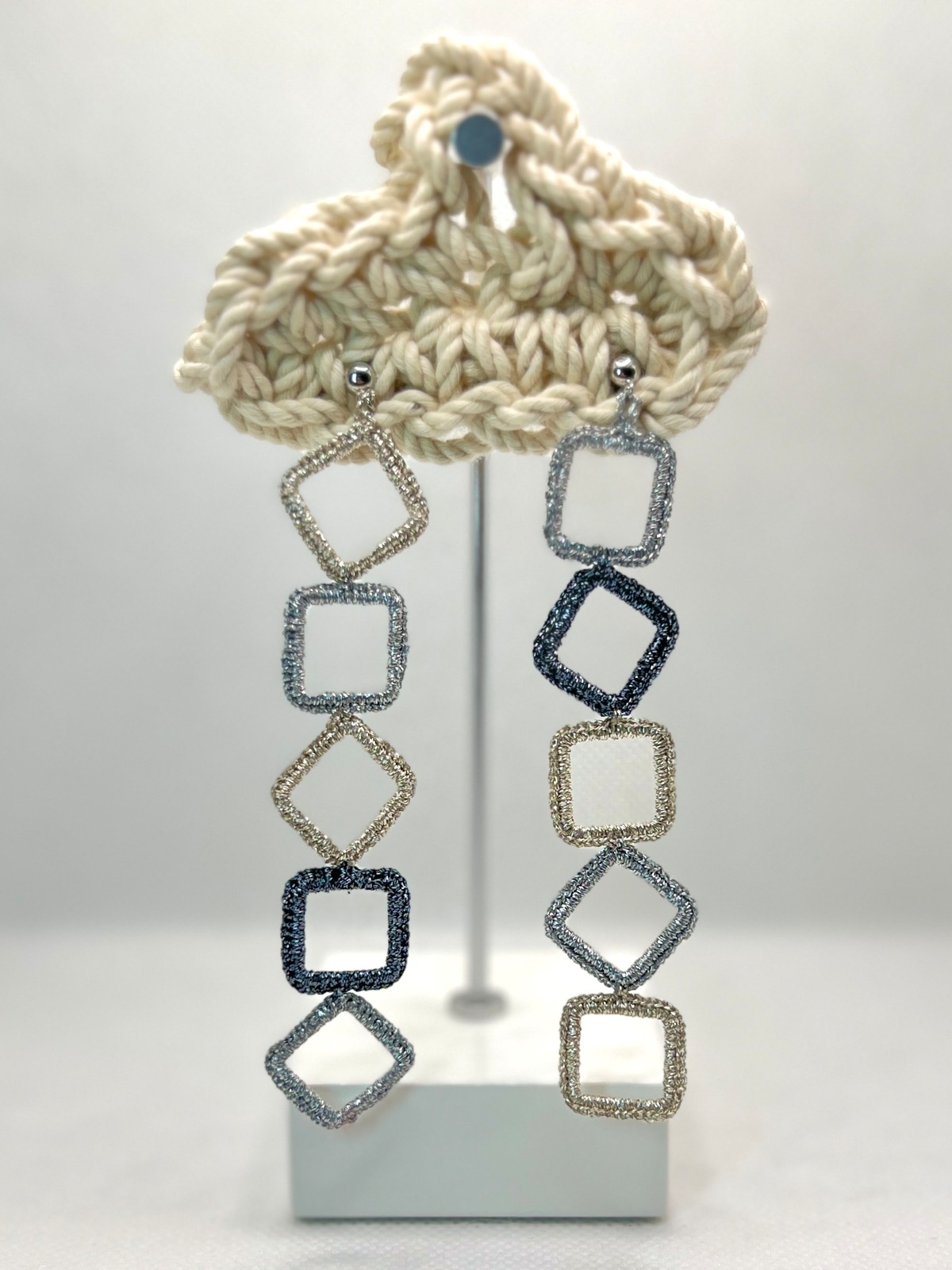 『kurumu』square pierce〈Silver〉 | KOTSUKOTSU mua