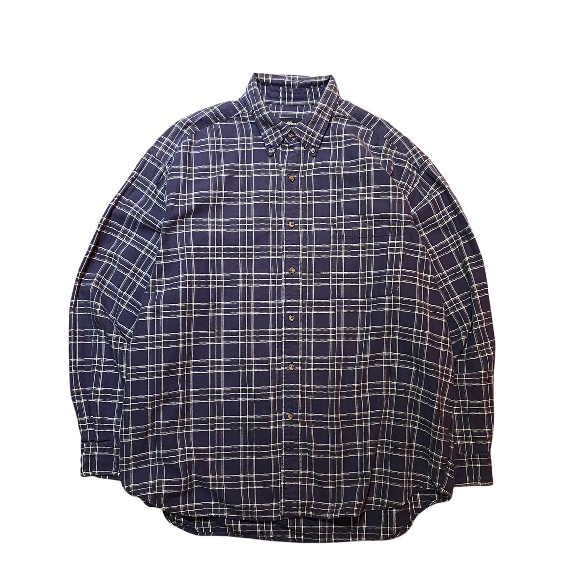 Eddie Bauer L/S Cotton Check Pattern Shirt | Take Used, Vintage, ＆ Art