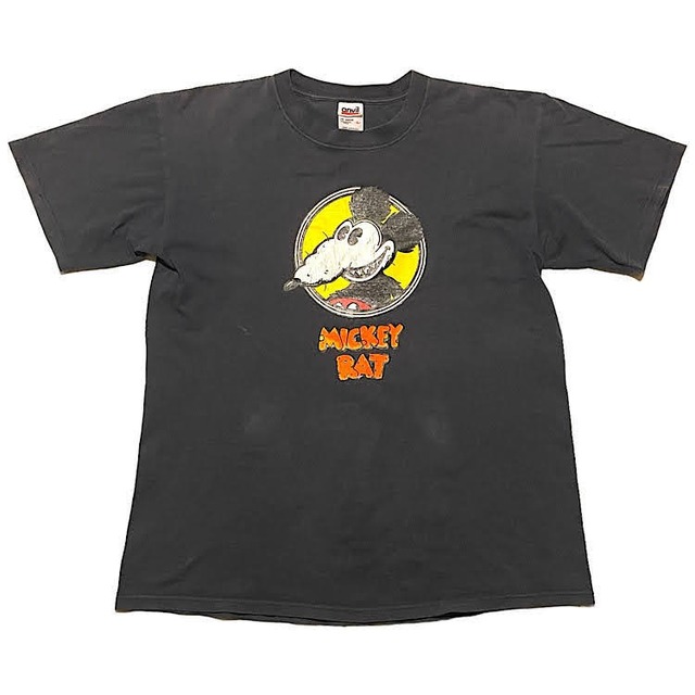 激レア 90s 00s ビンテージ ミッキーラット Tシャツ Robt Armstrong Mickey Rat ローブローアート R ...