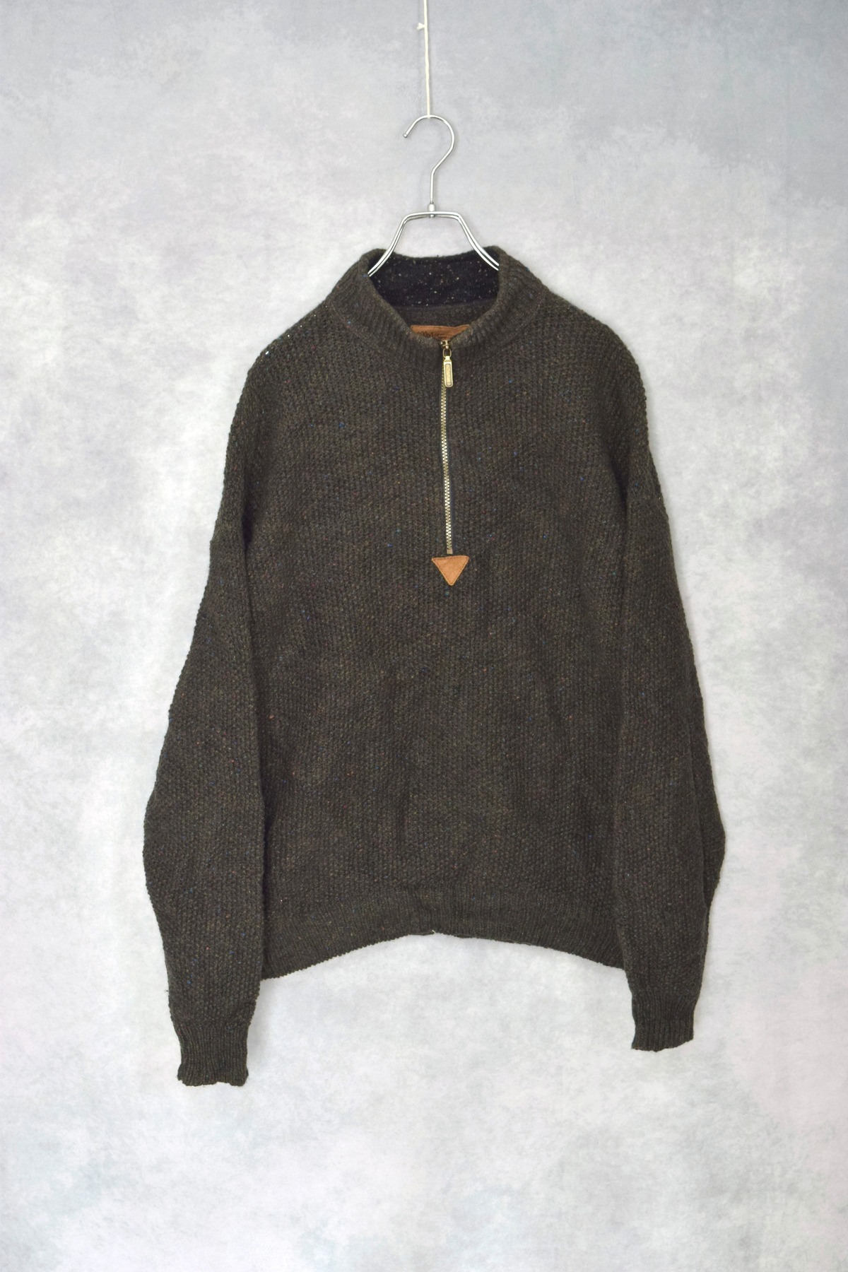 old " alps " wool half zip knit / size XL | " YEAH " used clothing store