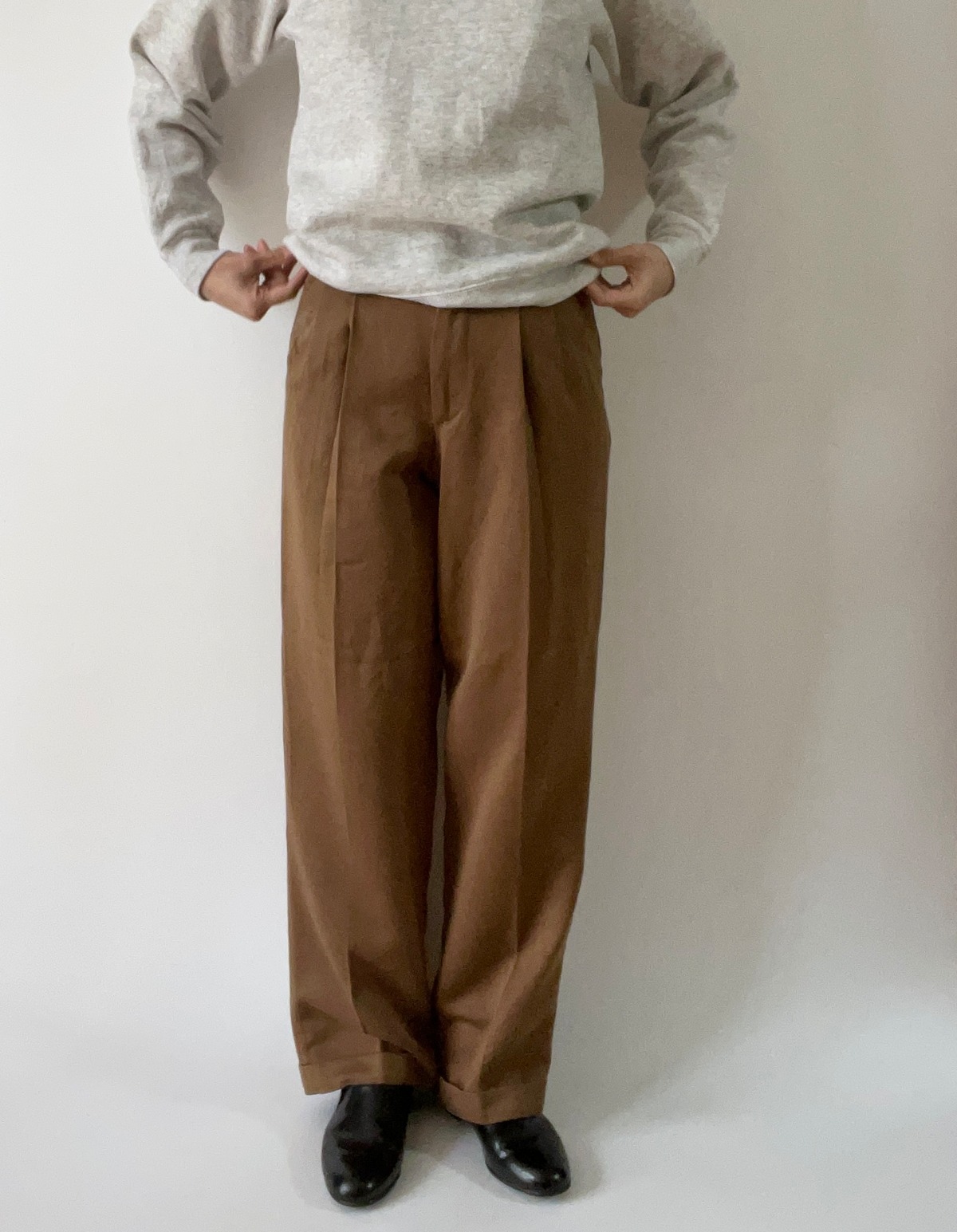 vintage brown pants[TALON] | atelierpuppy