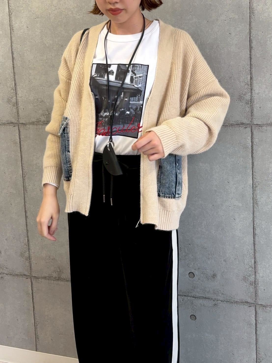 ロージー Rosiee デニムポケットZipニットカーディガン | Sister by