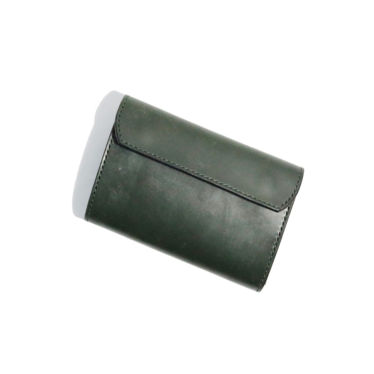 BYKING Classic【Tiller】 ミドルウォレット ブライドル Green | Atelier BYKING