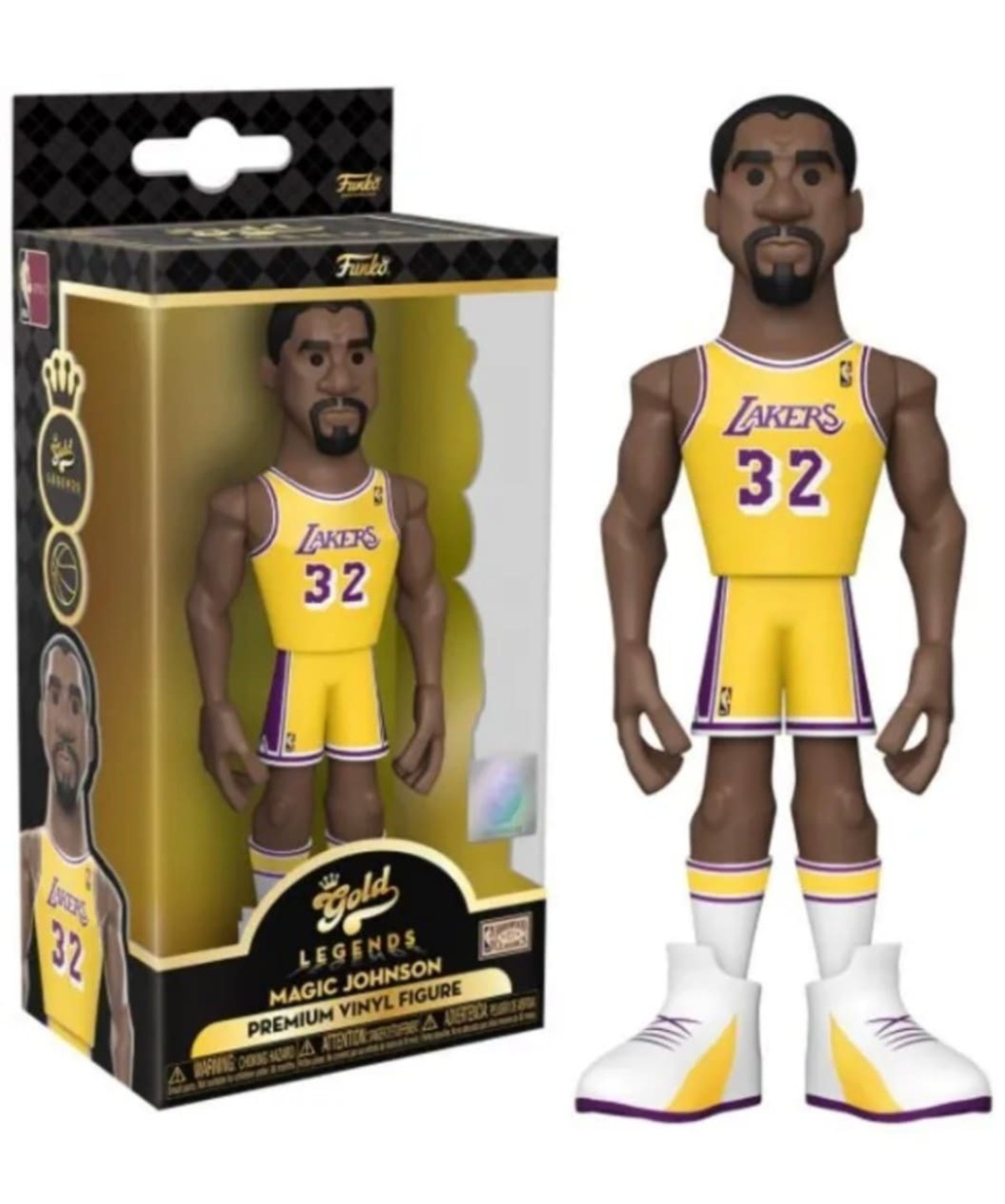 Funko Gold 5 'NBA Legends Lakers Magic Johnson' マジック・ジョンソン フィギュア ロサンゼルス ...