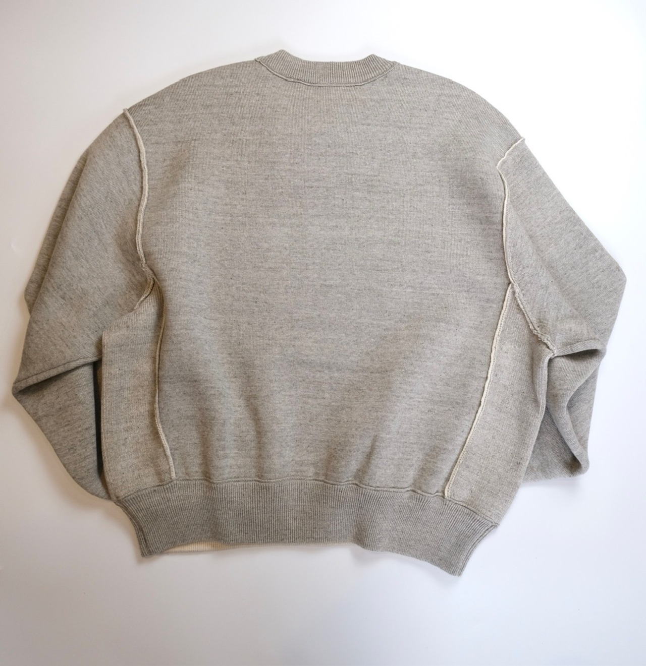 UNDYED/STANDARD ”KNIT W/FACE TRIM CREW” | KOS