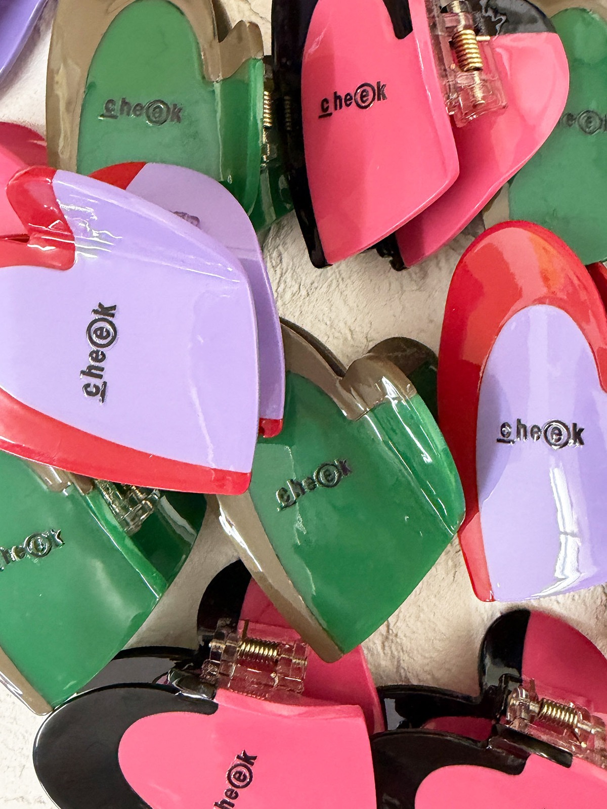 heart hair clip（C25016）3color | cheek
