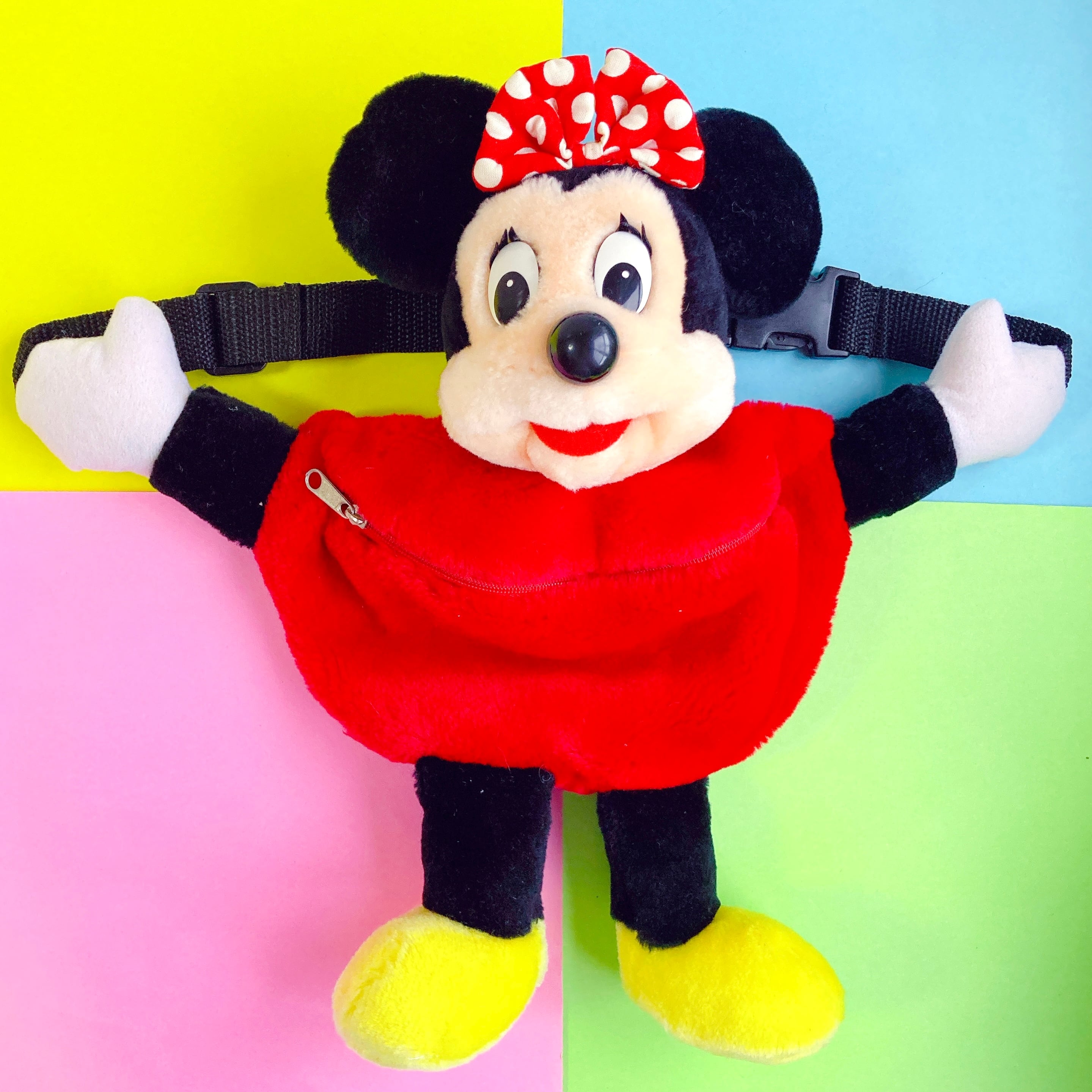 ミニーマウス ミニーちゃん ぬいぐるみ ウエストポーチ ショルダーバッグ アメリカ ディズニー 雑貨 | Brentwood Market ...