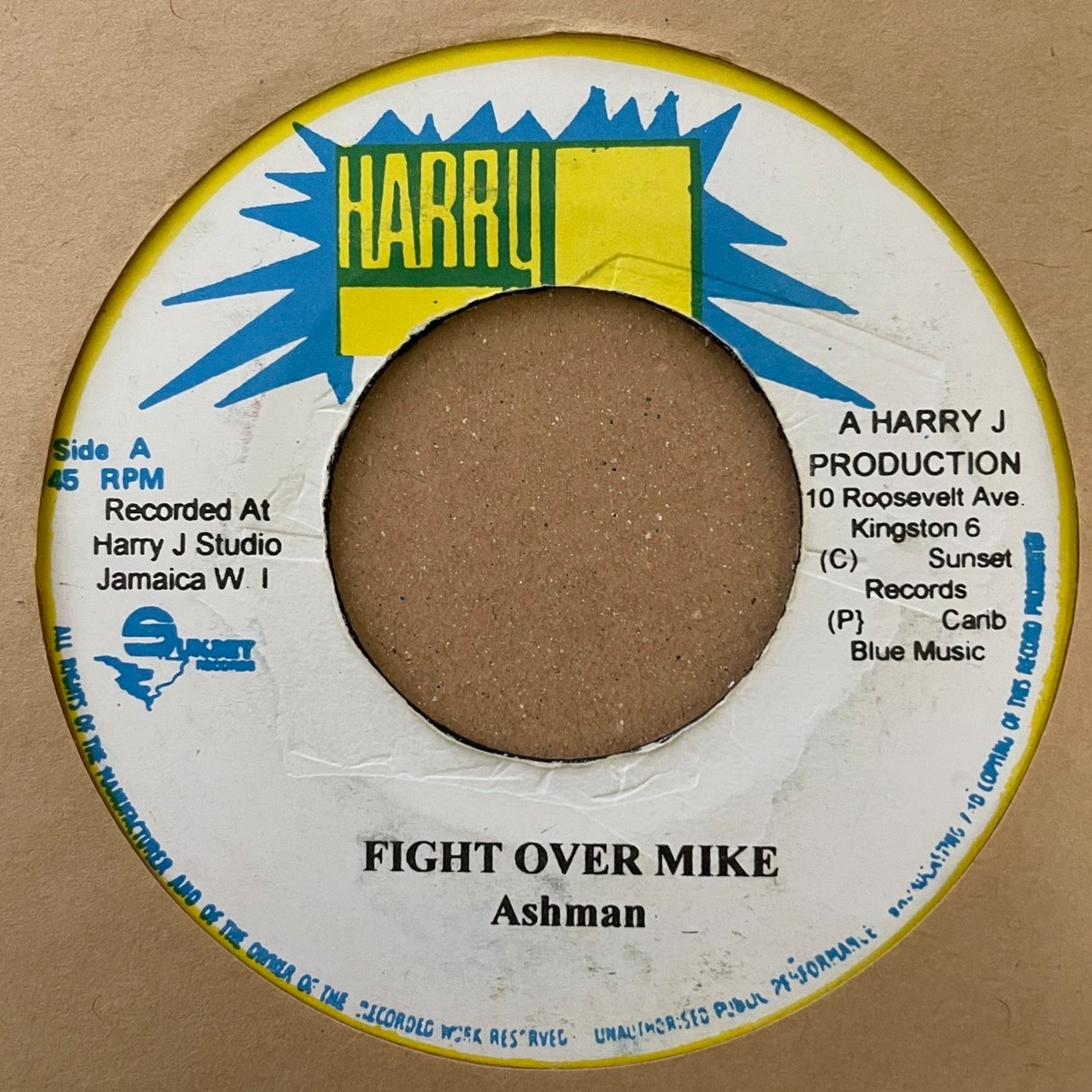 Ashman - Fight Over Mike【7-21297】 | Jamaican Soul