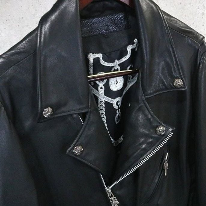CHROME HEARTS クロムハーツ JJ DEAN ライダース エルメス CHROME HEARTS クロムハーツ JJ DEAN ライダース エルメス