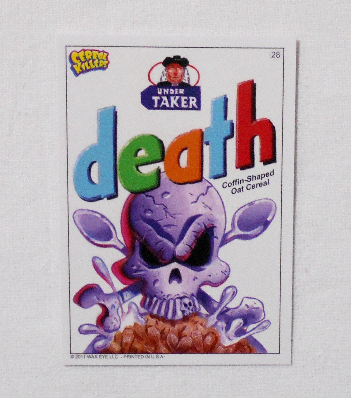 【NO.28 DEATH クエーカー・ライフ [シリアルキラーズ CEREAL KILLERS TRADING CARDS 1st ...