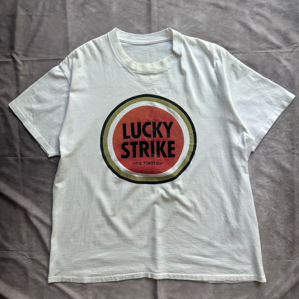 "90s LUCKY STRIKE" Print short sleeve t-shirt | S.CLOTHES