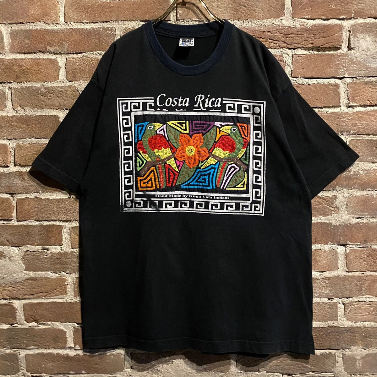 【Caka act3】Artistic Print×Patch Design Vintage Loose T-Shirts | Caka(カカ ...