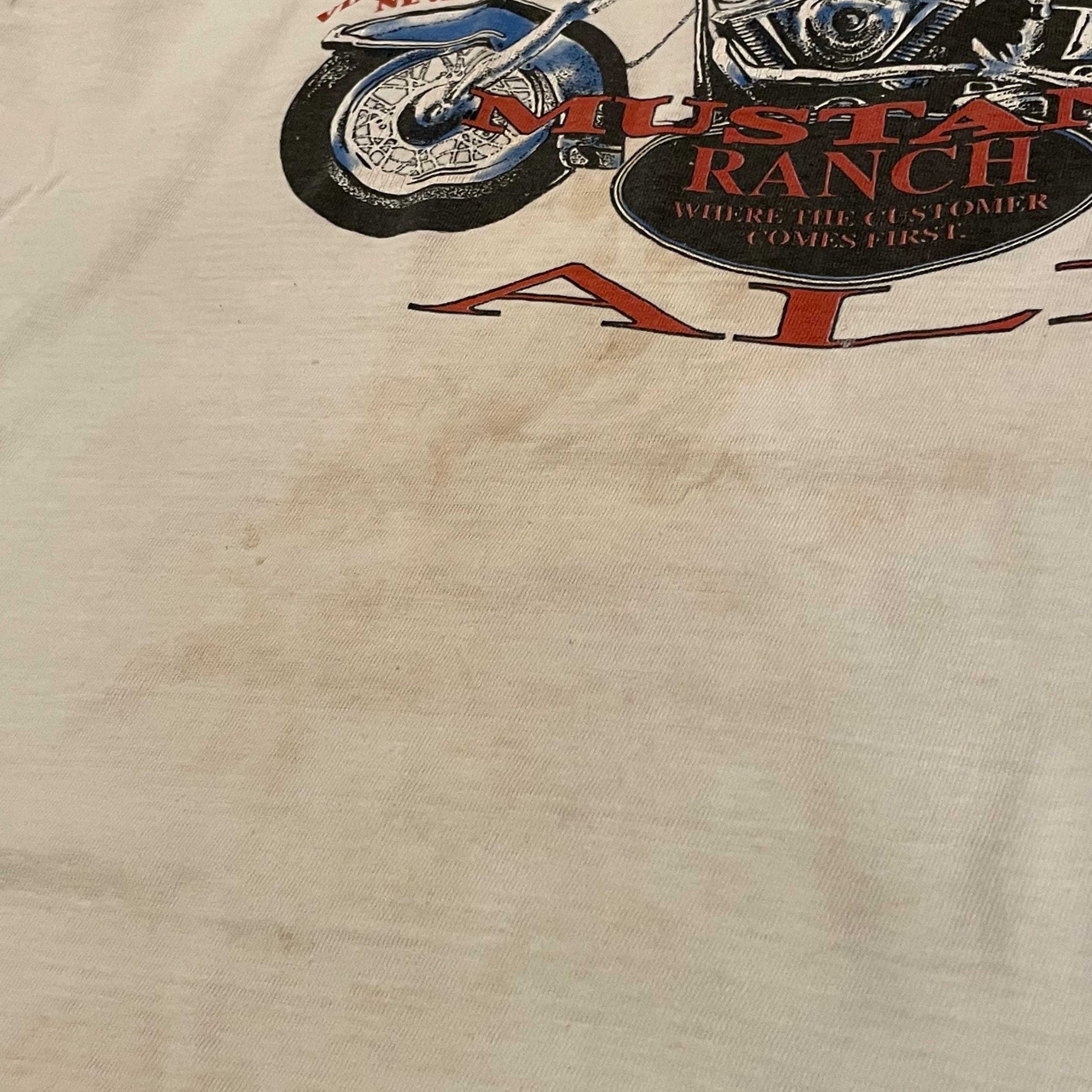 90s MUSTANG RANCH t-shirt | What’z up