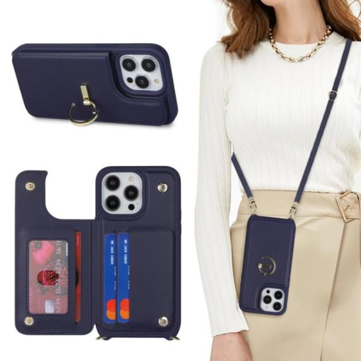 【Hamany】 iphone14promax ケース ショルダータイプ iphone14プロマックスケース カード収納 いphone14pro ma1 | SPfield