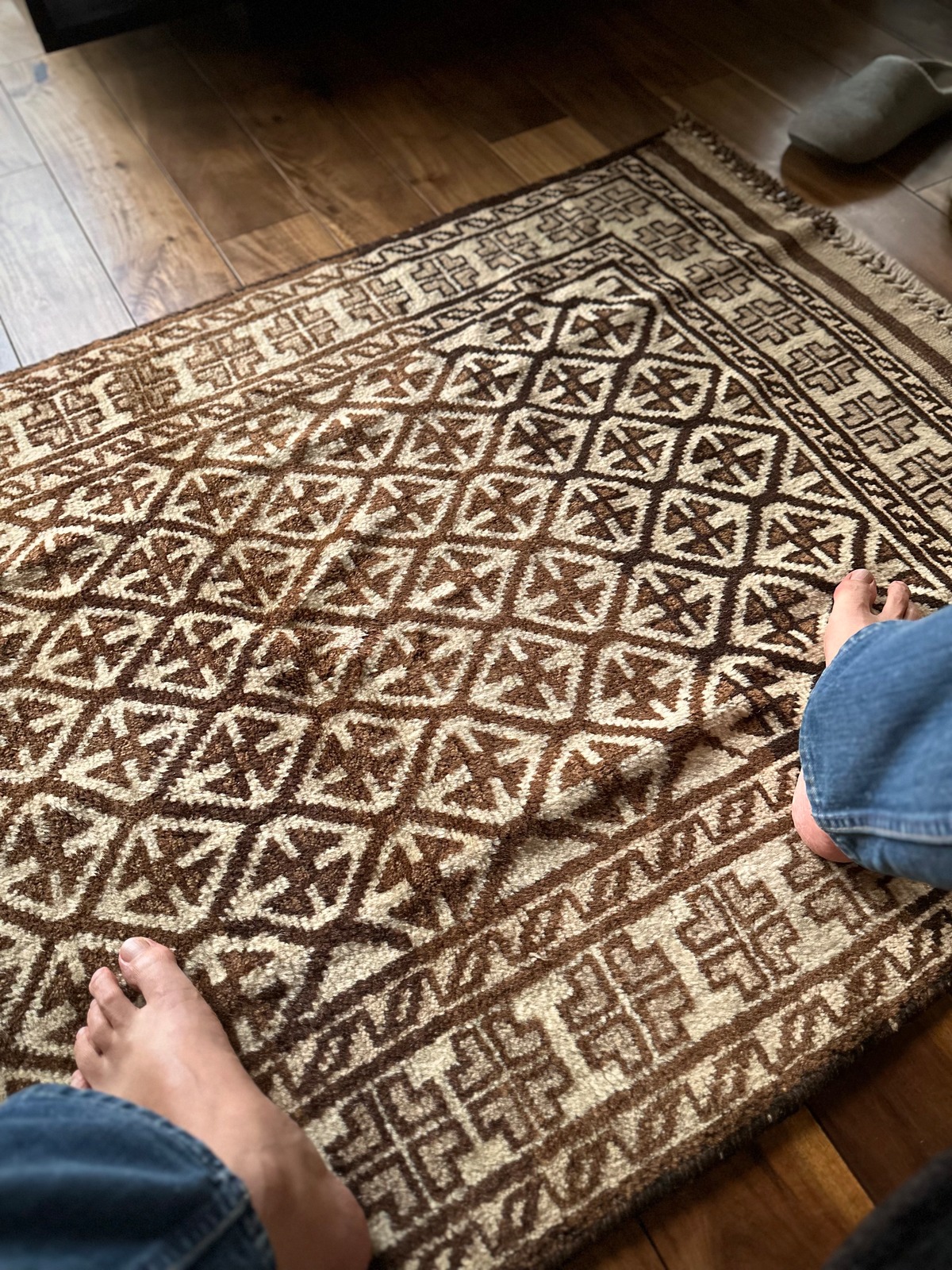 No.233-Vintage Taimani Tribal rug | Nomads Style Lab.
