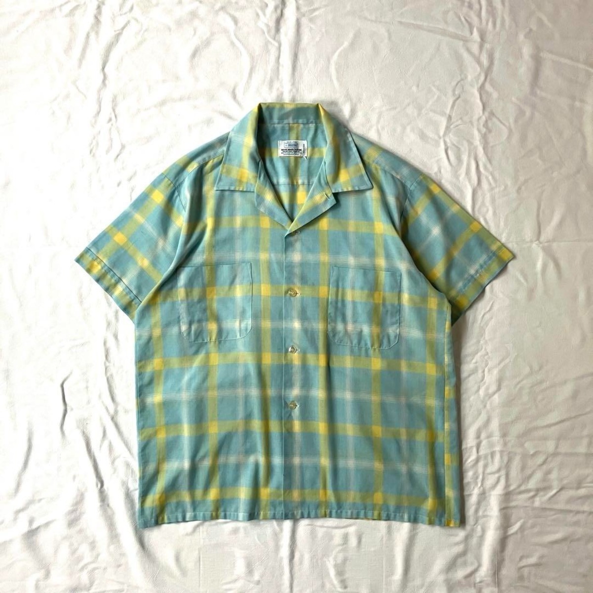 60s VINTAGE ヴィンテージ チェックシャツ 半袖 | unune