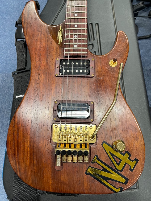 Washburn N4 all padauk.パーフェクトカスタム！超レアな初期限定生産物！ヌーノ nuno パドゥーク Floyd ...