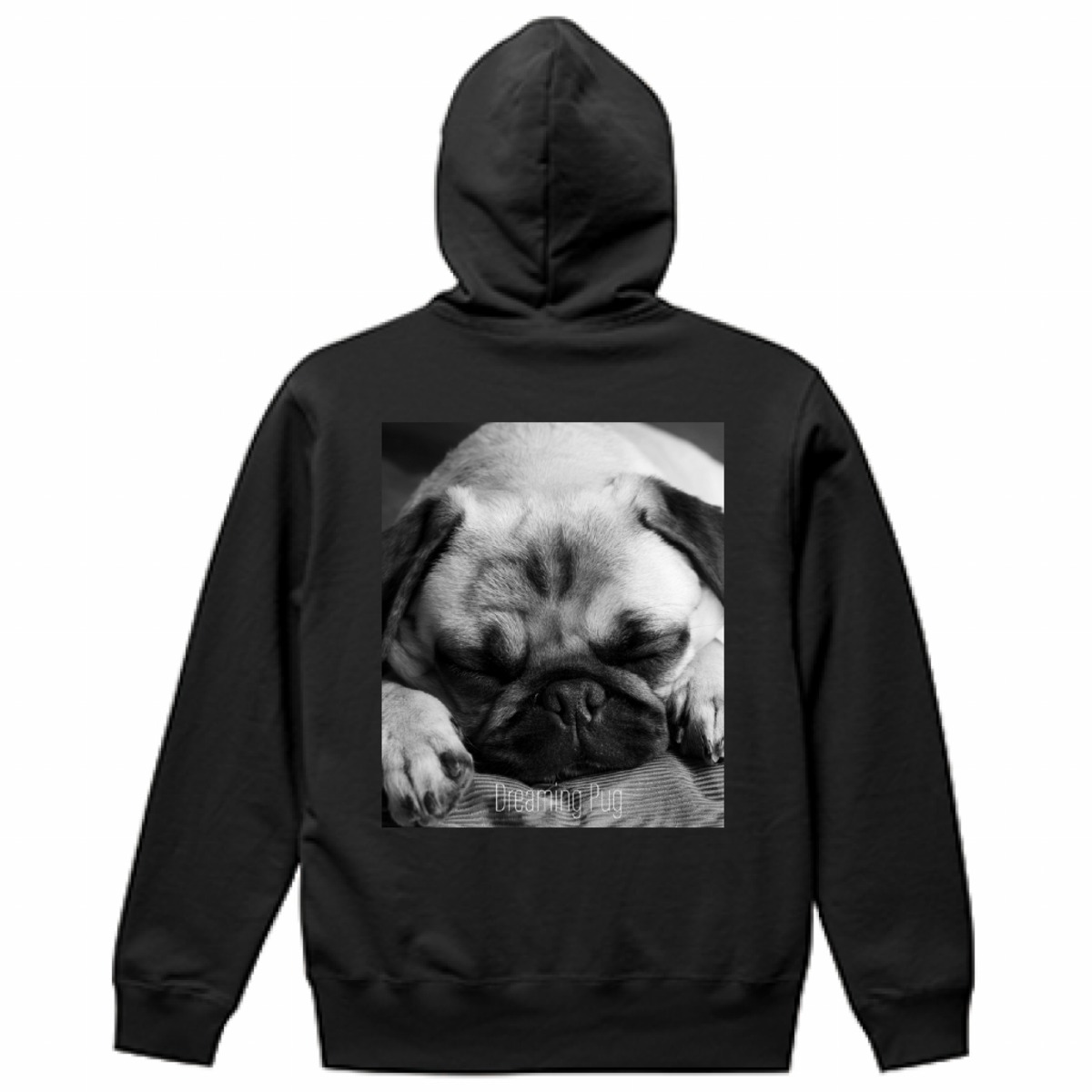 dreaming pug hoodie | bele