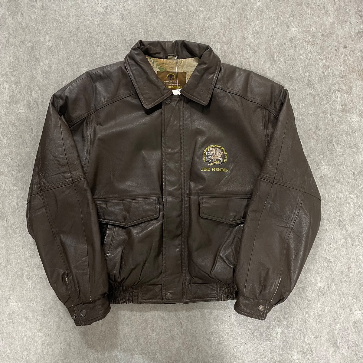 Life Members A-2 TYPE leather jacket | Pheasant