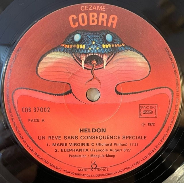 HELDON "UN REVE SANS CONSEQUENCE SPECIALE" LP | EAD RECORD