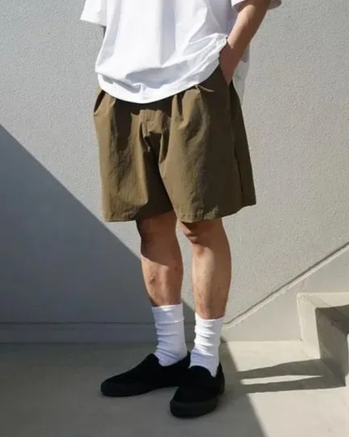 予約商品/ FAKIE STANCE / Draw Cord Shorts /COYOTE | distrad