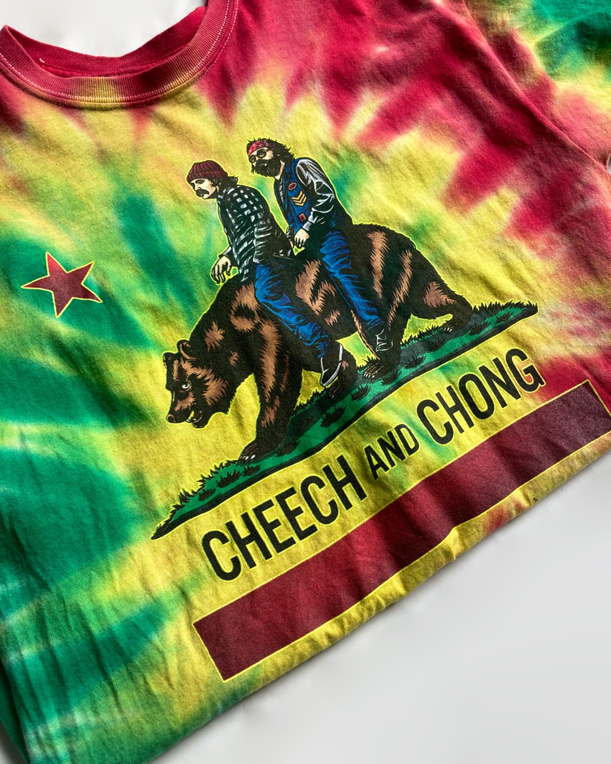 [USED]"CHEECH & CHONG" タイダイ Tシャツ | QLOZET KWIN (クローゼット クイン)