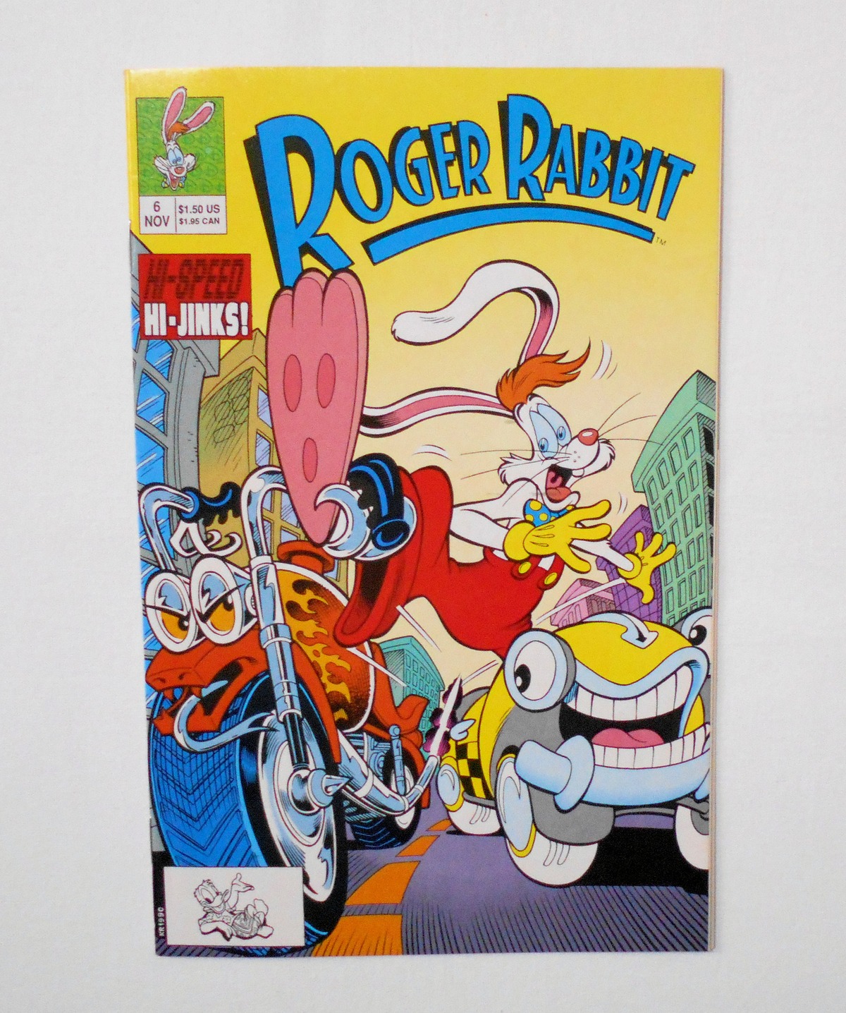 【ロジャーラビット ロジャー・ラビット ROGER RABBIT】 #6 ＜1990年＞ DISNEY AMBLIN アメコミ アメリカン ...
